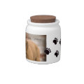 Smiling Boxer Dog, Dog Cookie Treats Jar | Zazzle