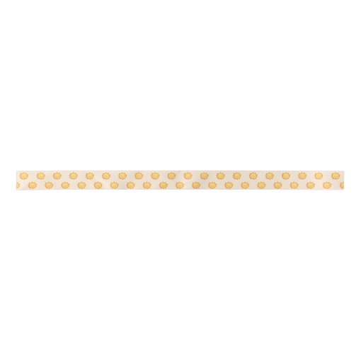 Smiling Cartoon Sun Party Satin Ribbon | Zazzle