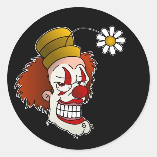 Smiling Clown Stickers | Zazzle.com
