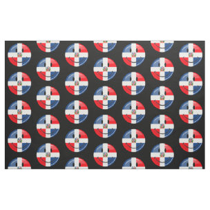 Dominican Republic Flag Fabric | Zazzle