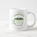 Smiling Kawaii Matcha Giant Coffee Mug | Zazzle