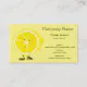 Smiling Lemon Business Card | Zazzle