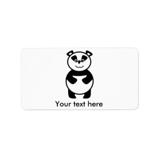Panda Labels, Panda Address Labels, Return Address Labels, Shipping Labels