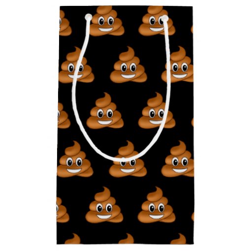 Smiling Poop Emoji gift bag | Zazzle