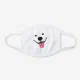 Smiling Samoyed Face Mask | Zazzle