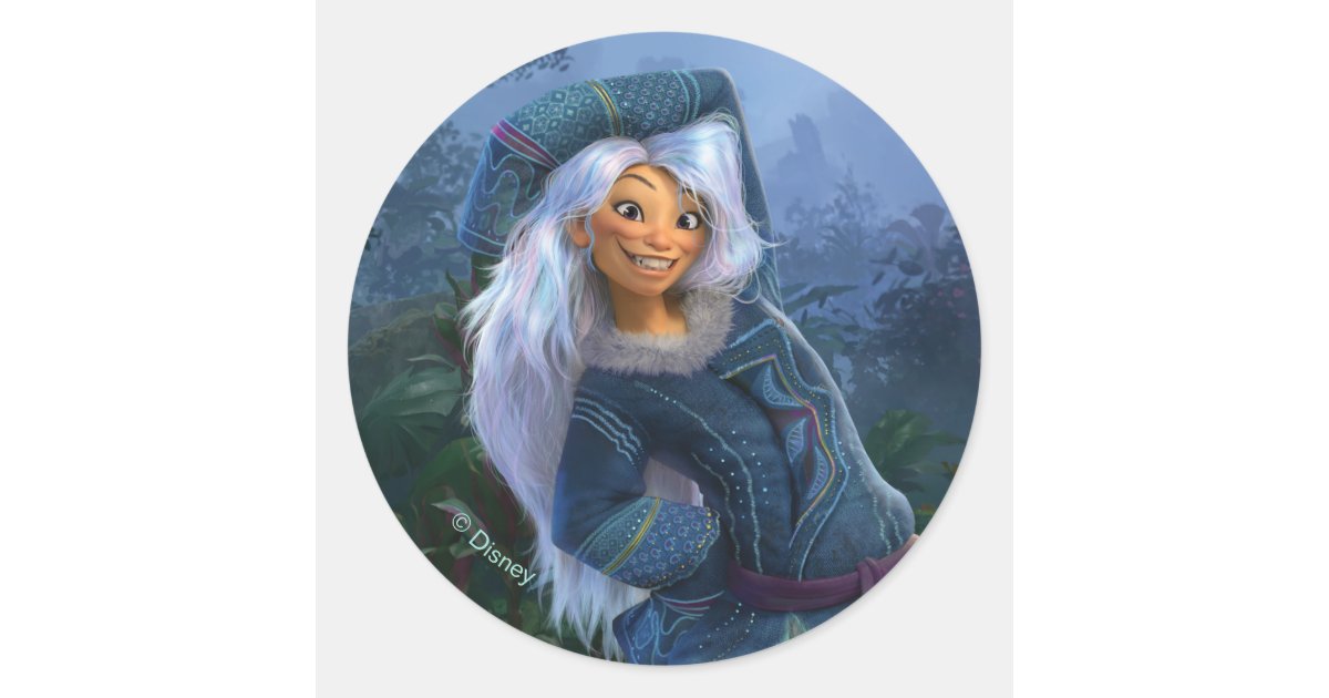 Smiling Sisu Classic Round Sticker | Zazzle