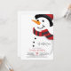 Smiling Snowman Invitation | Zazzle