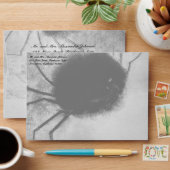 Smiling Spider by Odilon Redon, Vintage Halloween Envelope | Zazzle