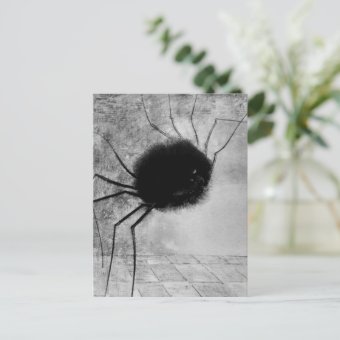 Smiling Spider by Odilon Redon, Vintage Halloween Postcard | Zazzle