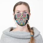 Smiling Sugar Skull Face Mask | Zazzle