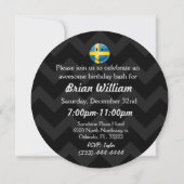 Smiling Swedish Flag Invitation | Zazzle