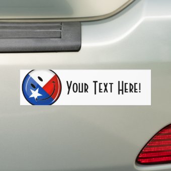 Smiling Texas Flag Bumper Sticker | Zazzle