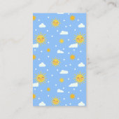 Smiling Yellow Sun Baby Shower Book Request Enclosure Card | Zazzle