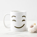 Smirking Face Smirk Emoji Cute Emoticon Funny face Coffee Mug | Zazzle