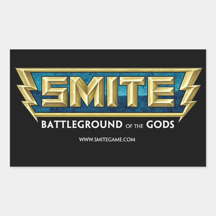 SMITE Logo Battleground of the Gods Rectangular Sticker | Zazzle.com