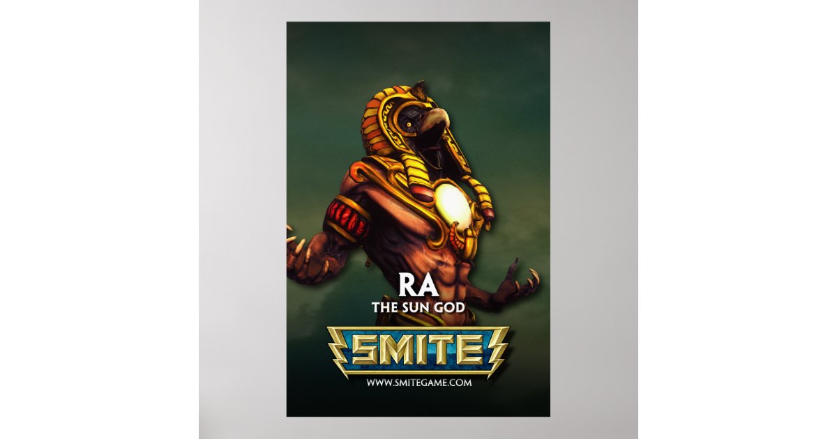SMITE: Ra, The Sun God Poster | Zazzle