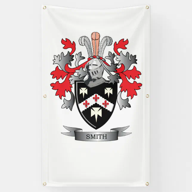 Smith Coat of Arms Banner | Zazzle