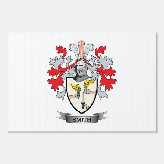 Smith Coat of Arms Yard Sign | Zazzle.com