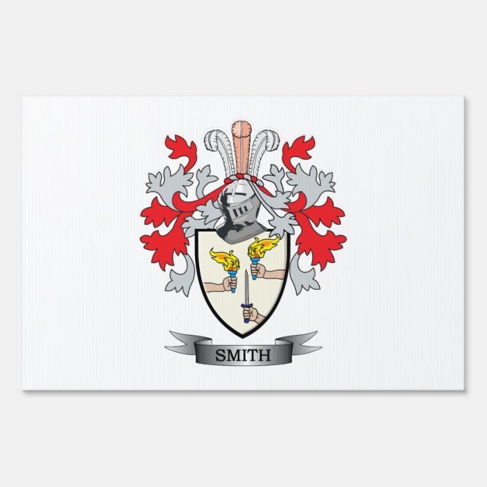 Smith Coat of Arms Yard Sign | Zazzle.com