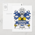 Smith Family Crest Postcard | Zazzle