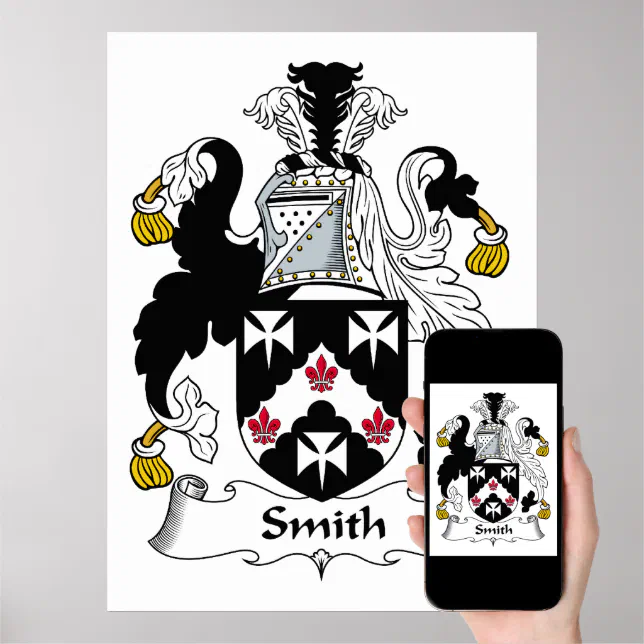 Smith Family Crest Poster | Zazzle