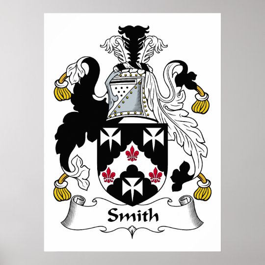 Smith Family Crest Poster | Zazzle.com