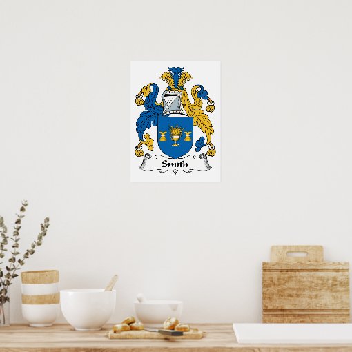 Smith Family Crest Poster | Zazzle