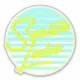 Smith Lake Retro Bright Sticker | Zazzle