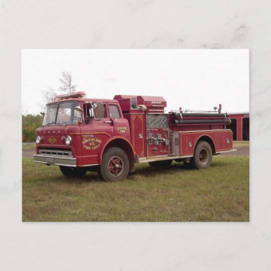 Smithland Volunteer Fire Department Postcard #1 | Zazzle.com