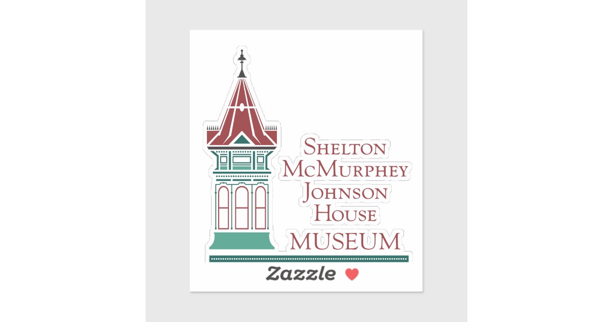 SMJ Logo Vinyl Cling Sticker | Zazzle