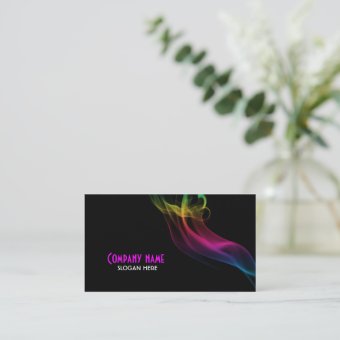 Smoke Effect Business Card | Zazzle