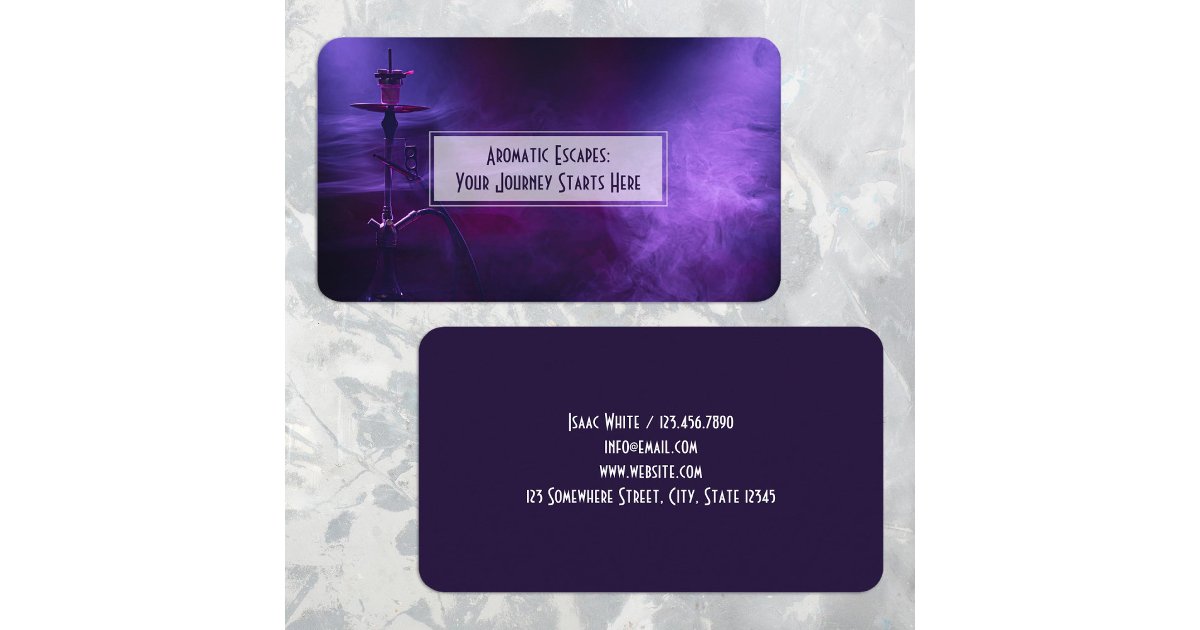 Smoke Shop Business Card | Zazzle