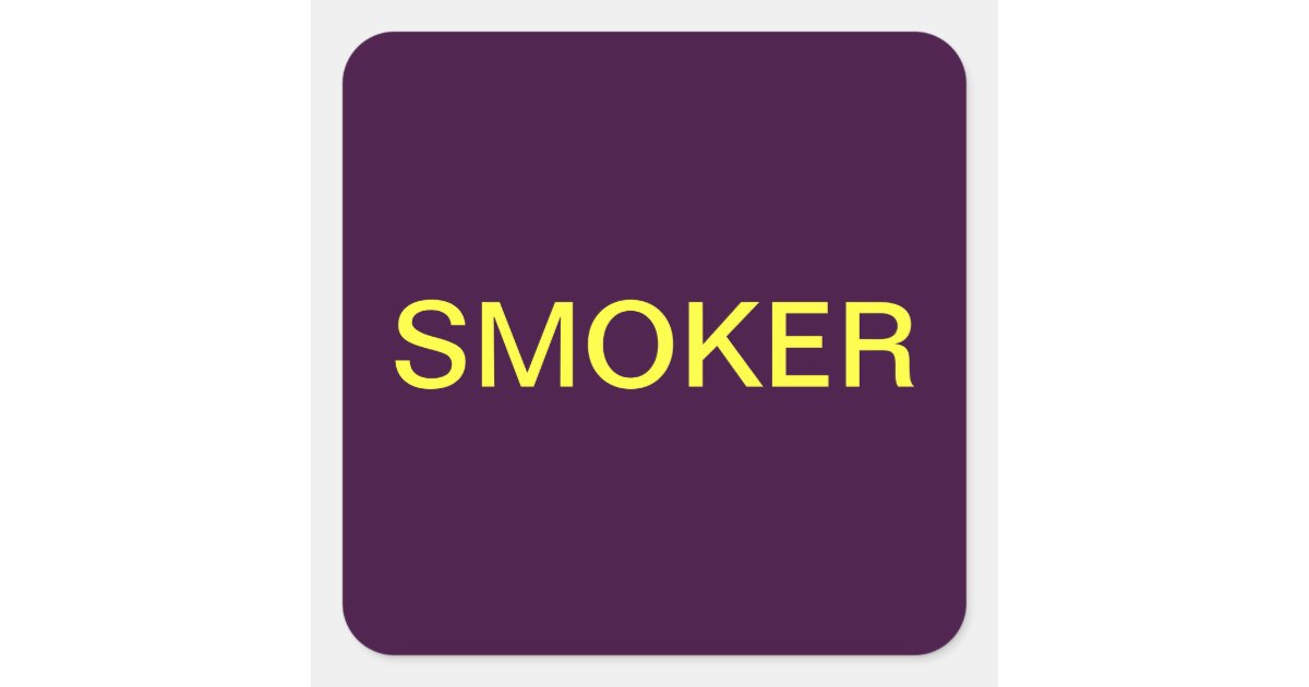 Smoker Medical Chart Labels | Zazzle