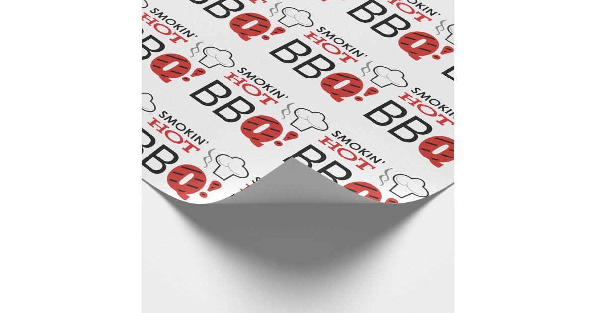 Smokin' Hot BBQ Wrapping Paper | Zazzle