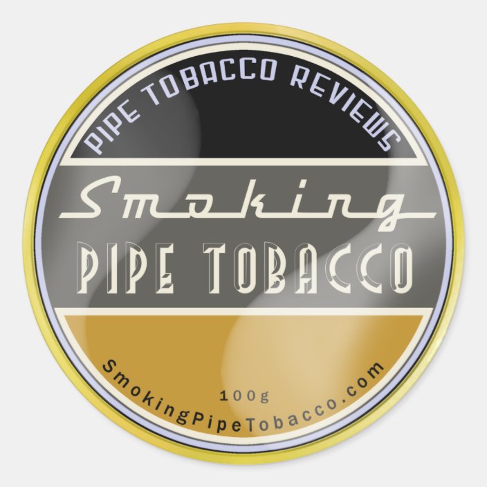 Smoking Pipe Tobacco Sticker | Zazzle.com