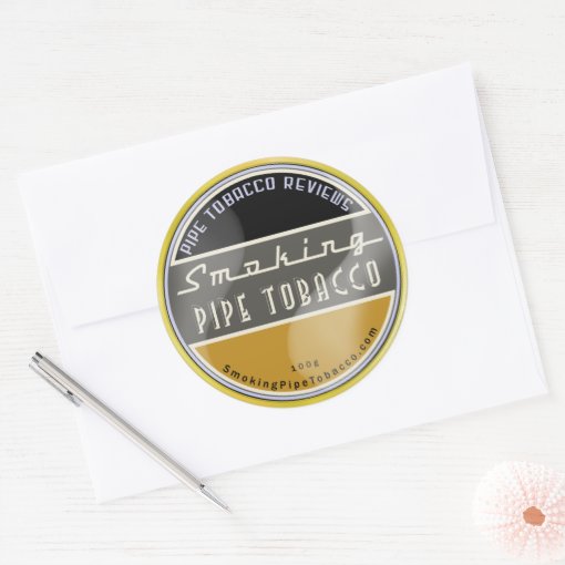 Smoking Pipe Tobacco Sticker | Zazzle