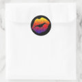 smooch classic round sticker | Zazzle