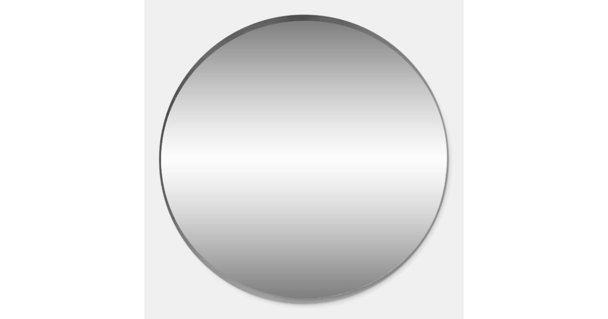 Smooth Metal Plate Sticker | Zazzle