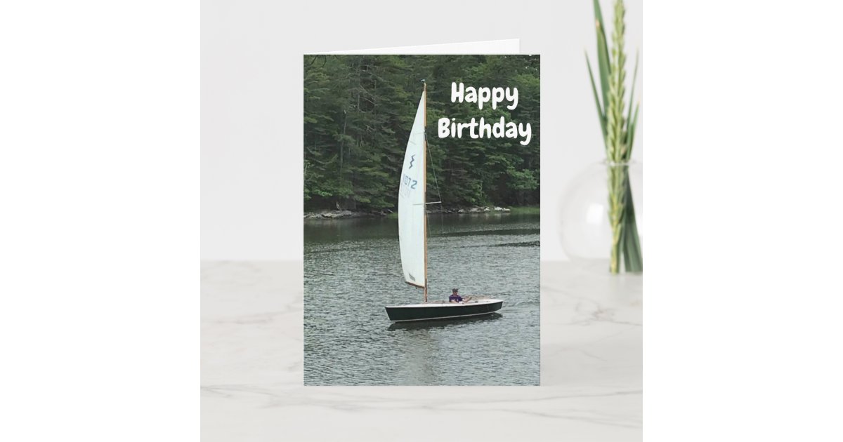 ***SMOOTH SAILING AHEAD*** HAPPY BIRTHDAY CARD | Zazzle