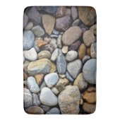 SMOOTH WASHED RIVER ROCKS BATH MAT | Zazzle