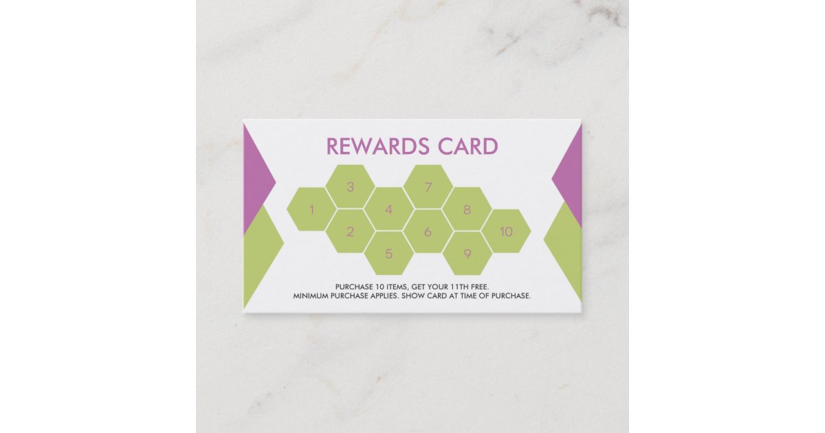Smoothie Customer Loyalty Business Card | Zazzle