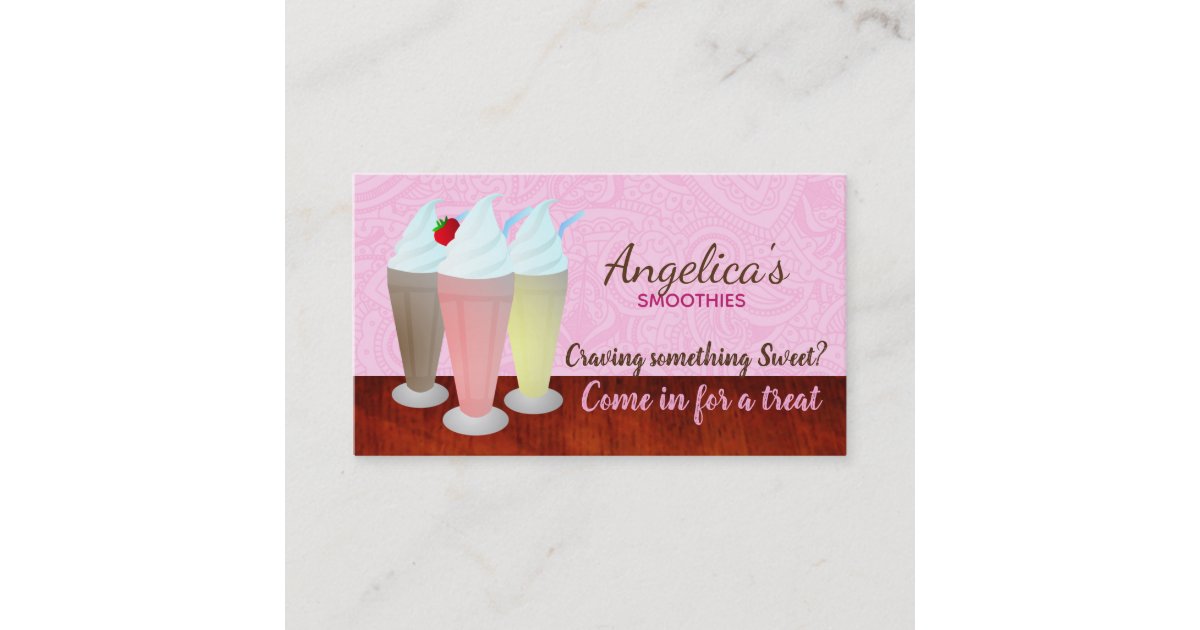 Smoothies Slogans Business Cards | Zazzle