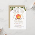 Smore campfire camping birthday invitation | Zazzle