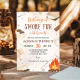 S'more Campfire Smore Fun Firends Camping Birthday Invitation | Zazzle