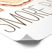 Smore camping birthday smore bar poster | Zazzle