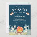 S'more Fun Camping Birthday Invitation | Zazzle