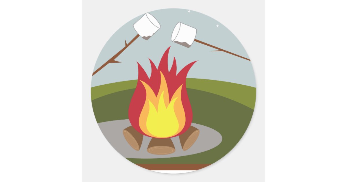 Smore Fun Classic Round Sticker | Zazzle