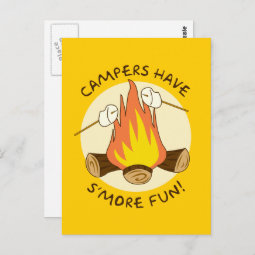 S'more Fun Postcard | Zazzle
