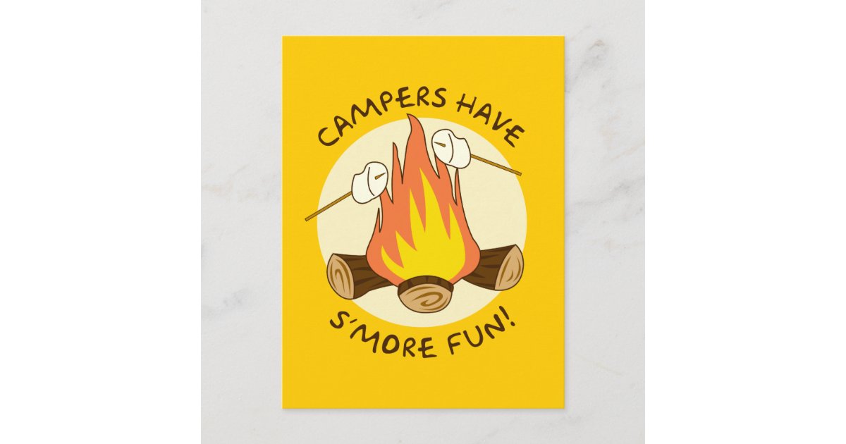S'more Fun Postcard | Zazzle