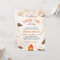 S'more Fun With Baby Smore Campfire Baby Shower Invitation | Zazzle